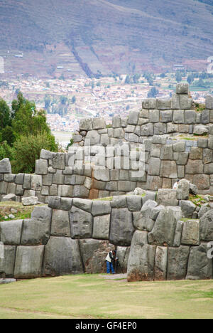 Sacsayhuaman Huge stones Stock Photo - Alamy