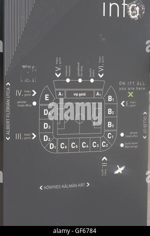 Groupama Arena sports stadium with seating and pitch Stock Photo - Alamy