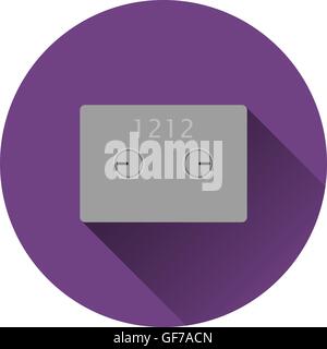 Safe cell icon. Flat color design. Vector illustration Stock Vector ...