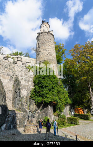 Hartenstein: Hartenstein Castle, Germany, Sachsen, Saxony Stock Photo ...