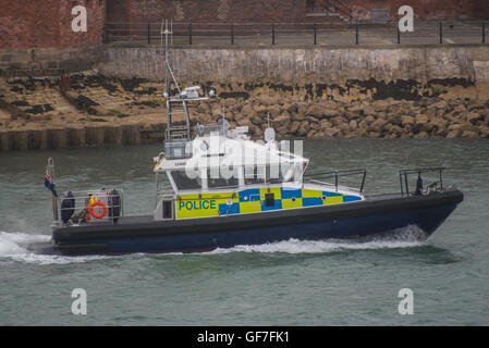 Police Launch Lewis - an island-class launch of the MoD Police at the ...