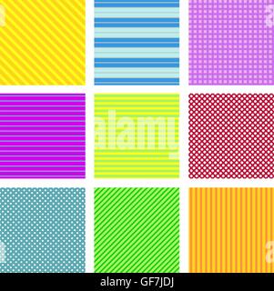 Square decorative seamless patterns in ethnic style in a diagonal set ...