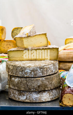 People eating different delicious food at festive Thanksgiving table ...