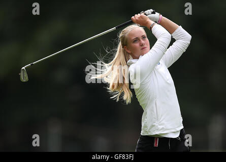 Sweden's Julia Engstrom during day one of the Ricoh Women's British ...