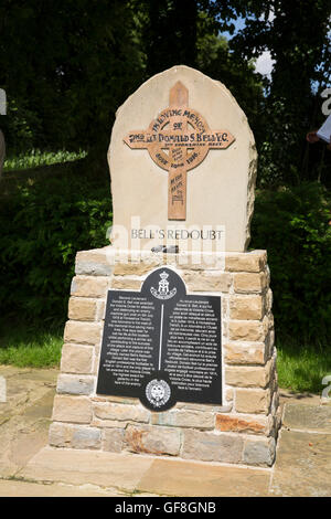 Bells redoubt, memorial to Donald Bell VC Stock Photo - Alamy