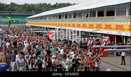 Hockenheim, Germany. 30th July, 2016. German Formula 1 racer Sebastian ...