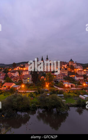 Loket (Elbogen) : Look at Loket and river Eger, Czech Republic ...