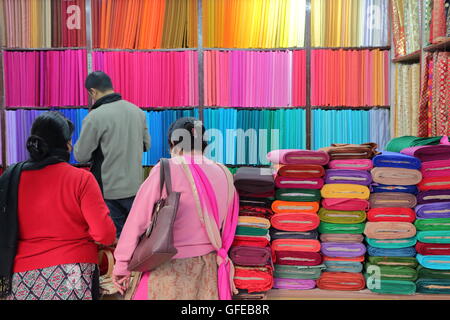 Nepal, Kathmandu. Fabric Stock Photo - Alamy