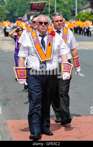 Orange order parade sunglasses Stock Photo - Alamy