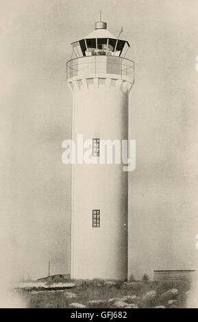 Photograph of a lighthouse and the sea Stock Photo - Alamy