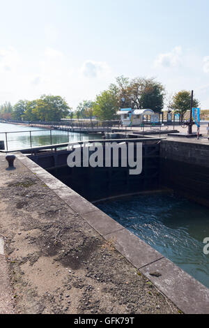 Lock (water navigation), Japan Stock Photo - Alamy