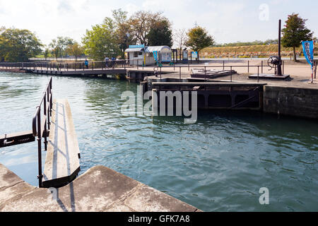 Lock (water navigation), Japan Stock Photo - Alamy