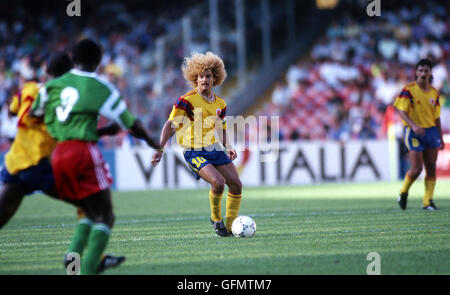 Naples, Italy. 23rd June, 1990. Thomas N'Kono (CMR) Football/Soccer ...
