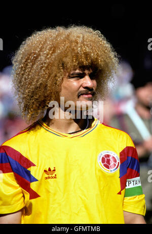Naples, Italy. 23rd June, 1990. Freddy Rincon (COL) Football/Soccer ...