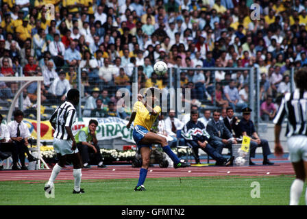 Turin, Italy. 16th June, 1990. Brazil team group (BRA) Football/Soccer ...