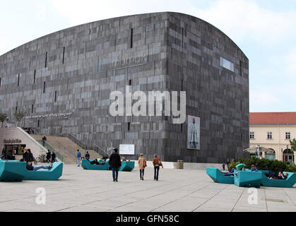 Basalt-lava Stone Facade of MUMOK (Museum Moderner Kunst, Museum of ...