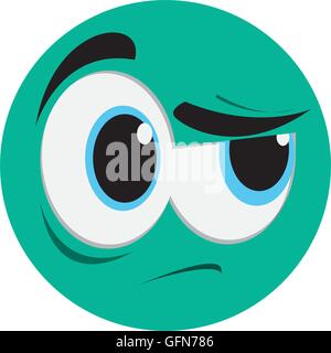 side eye cartoon eyes icon Stock Vector Art & Illustration, Vector ...