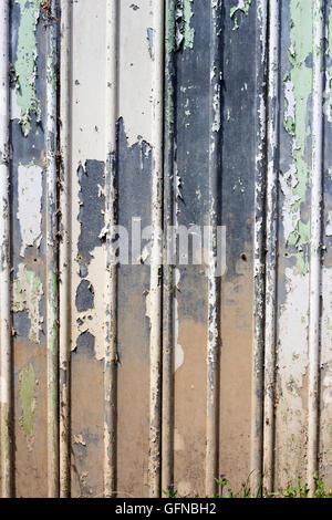 Rusty rough painted metal wall in full frame Stock Photo - Alamy