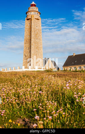 Cap Levi Lighthouse. Fermanville-Bourg, Normandy, France Stock Photo ...