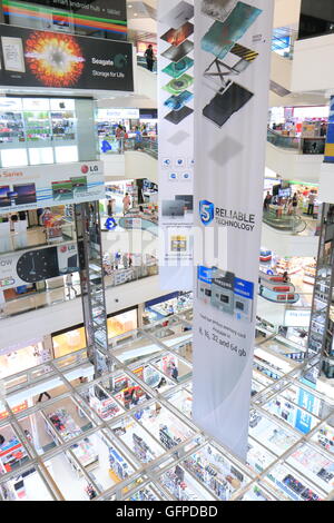 Singapore Sim Lim Square Interior. Sim Lim Square is a shopping mall full of computer, mobile ...