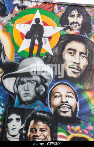 Tribute to British singer David Bowie at The Ritzy Cinema in Brixton in ...