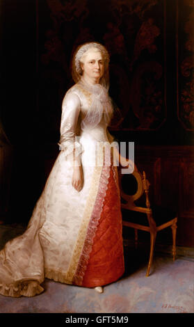 Martha Washington, Mrs Martha Dandridge Custis Washington, 1731 - 1802 ...
