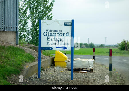 Glanford Brigg Power Station Centrica Energy British Gas Brigg Stock ...