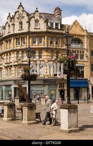 Northampton town centre at Drapery, Northamptonshire, England, UK Stock ...
