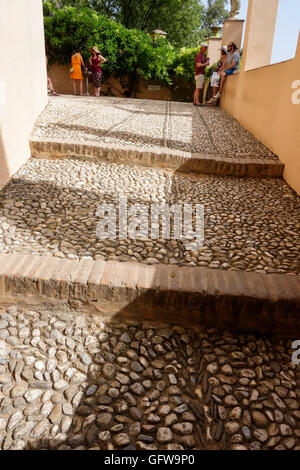 Alhambra Palace staircase Stock Photo - Alamy