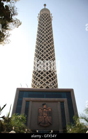 Cairo Tower, the tallest structure in Egypt and North Africa, rising ...