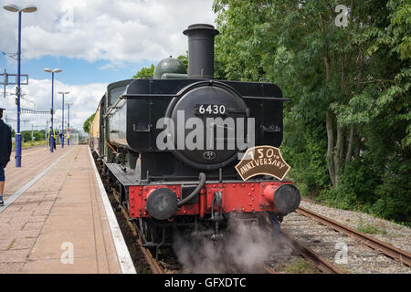 GWR Class 6430 on the Cholsey & Wallingford Railway Stock Photo - Alamy