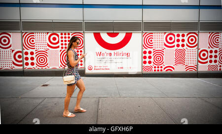 Target department store We're hiring sign - USA Stock Photo - Alamy