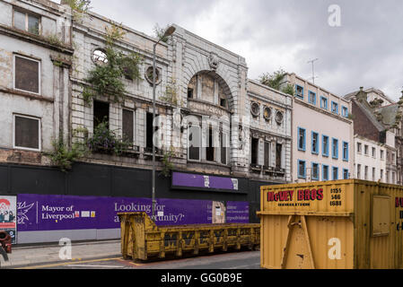 Demolition of Lime Street in Liverpool to make way for redevelopment ...