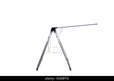 Foldable clothes horse drying rack over bath Stock Photo: 77493972 - Alamy