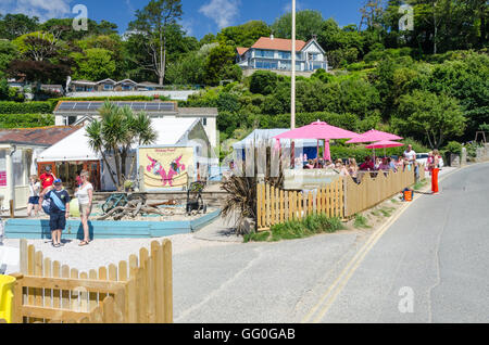 The Winking Prawn cafe and restaurant at North Sands near Salcombe ...