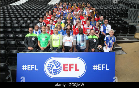EFL team photo with representative from each of the 72 EFL member clubs ...