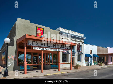 Rex Allen Museum, shops in Willcox, Arizona, USA Stock Photo - Alamy
