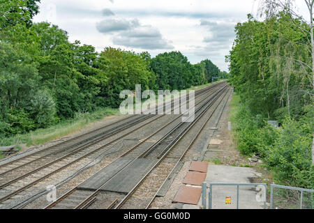 Fleet Train Station, Hampshire, UK Stock Photo - Alamy