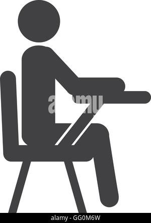 human figure silhouette seated icon Stock Vector Image & Art - Alamy