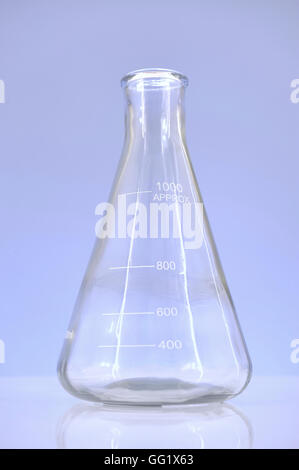A studio photo of a Erlenmeyer Flask Stock Photo - Alamy