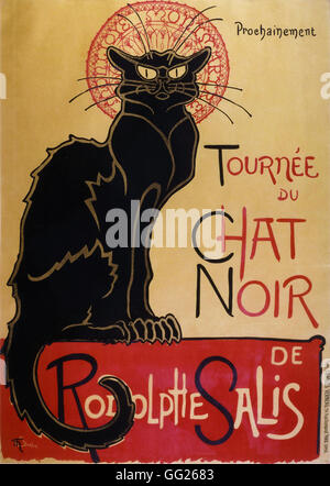 Théophile Steinlen, Tournée du Chat Noir (Le Chat Noir), Art Nouveau ...