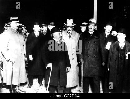 German delegation to the Versailles Peace conference at the Trianon ...