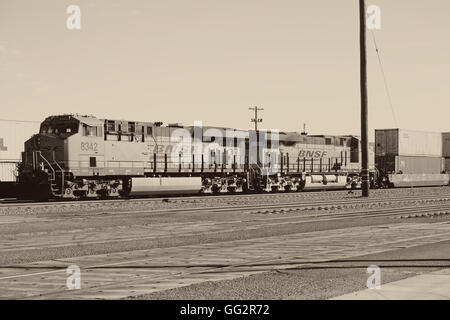 Railway In Needles Stock Photo - Alamy