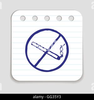 No smoking doodle icon Stock Vector Image & Art - Alamy