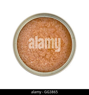 A portion of deviled ham isolated on a white background Stock Photo - Alamy