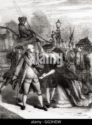 The attempted assassination of King George III on his way to the House ...