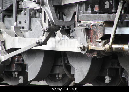 Parts of a steam locomotive Stock Photo - Alamy