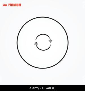 Reload vector icon isolated on transparent background, Reload ...