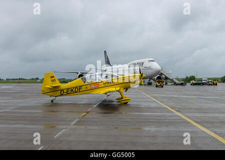 A light sport aircraft Akaflieg Munchen Mu30 Schlacro Stock Photo - Alamy
