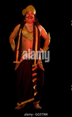 Man dressed as Raavan Stock Photo - Alamy